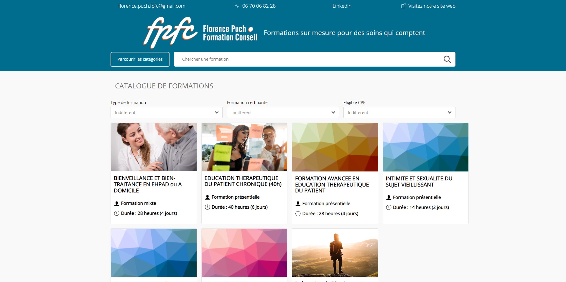 Mes formations désormais disponibles sur un nouveau site dédié - Formation Conseil